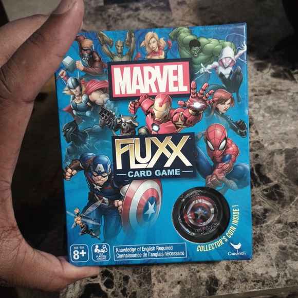 Other | New Marvel Fluxx Card Game With Collectors Coin Inside Hulk ...